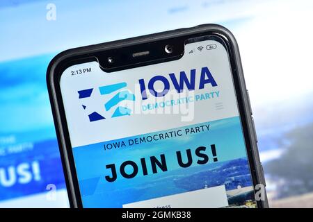 New Delhi, India - February 08, 2020: Join Us Form for IOWA Official ...