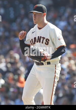 San Francisco Giants pitcher Anthony DeSclafani against the Colorado ...