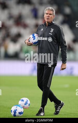 Claudio Filippi Juventus goalkeeping coach during the Coppa Italia ...