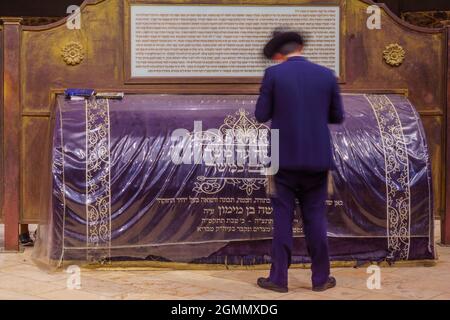 TOMB OF MOSES BEN MAIMON (MAIMONIDES/RAMBAM) (1138-1204) TIBERIAS ...