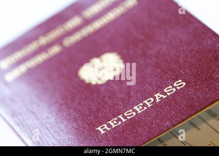 passport of Austria, Republik Oesterreich, Austria Stock Photo - Alamy