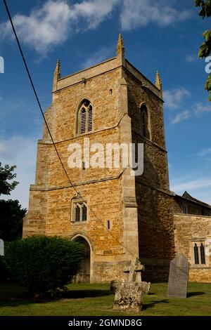 St. Nicholas Church, Bringhurst, Leicestershire, England, UK Stock ...