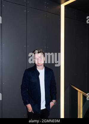 British YouTuber Jack Maynard, photographed at VidCon. Maynard is ...