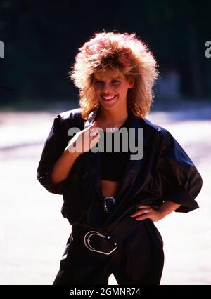 C. C. Catch, niederländische Eurodisco Sängerin, bei einem ...