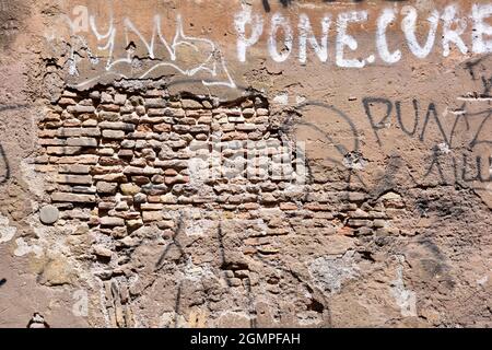 graffiti wall Rome Italy Stock Photo - Alamy
