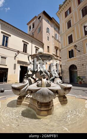 Fountain of Tortoises. Rome. Italy. Europe Stock Photo - Alamy