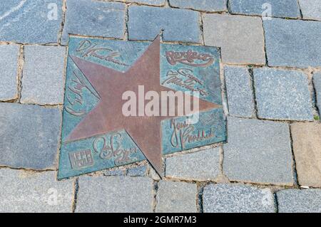 Star of Perfect (Polish rock band) at Walk of Fame in Opole, Poland ...