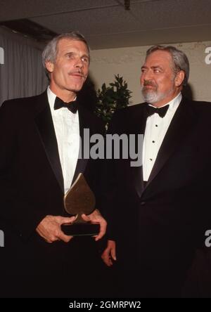 Ted Turner and Raymond Burr 1987 Credit: Ralph Dominguez/MediaPunch ...