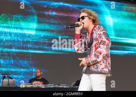 The Kid Laroi (Charlton Kenneth Jeffrey Howard) during the iHeartRadio ...