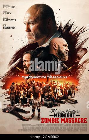 THE MANSON BROTHERS MIDNIGHT ZOMBIE MASSACRE, Bas Rutten, 2021 ...