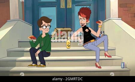 CHICAGO PARTY AUNT, from left: Diane Dunbrowski (voice: Lauren Ash ...