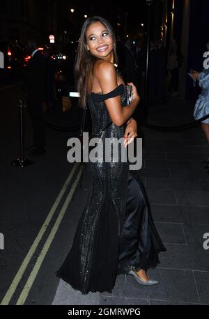 Emma Weymouth at the British Vogue and Tiffany & Co. event to celebrate ...
