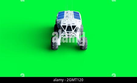 Rover isolate on green screen. 3d rendering Stock Photo - Alamy