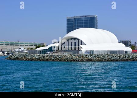 The iconic Rady Shell amphitheater at Jacobs Park located in ...