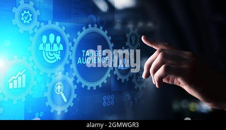 Target audience customer segmentation marketing strategy concept on ...