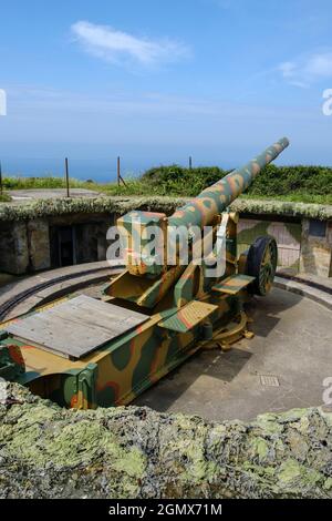 World War 2 German occupation of Guernsey, Channel Islands. Remnant of ...