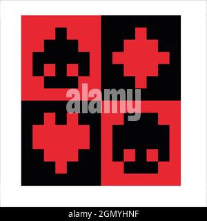 Abstract background with card suits for design. illustration Stock ...