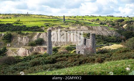 South Caradon Mines Bodmin Moor Cornwall Stock Photo - Alamy