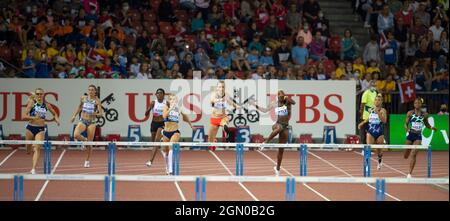 ZURICH - SWITZERLAND 8 SEP 21: Viktoriya Tkachuk, Lea Sprunger, Janieve ...