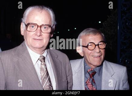 Art Carney and George Burns Circa 1980's Credit: Ralph Dominguez ...