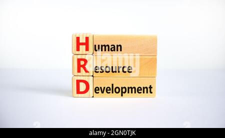 HRD, Human resource development symbol. Words HRD, Human resource ...
