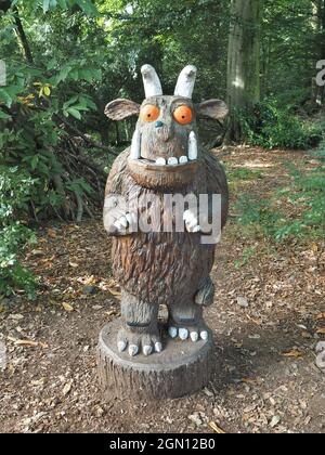 The Gruffalo statue at Orrest Head in Windermere. The lake district ...
