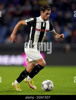 Rochdale’s Danny Cashman in action during the Carabao Cup third round ...