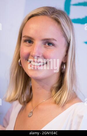 France, September 21, 2021. Mary Finn attends the 'Bigger Than Us ...