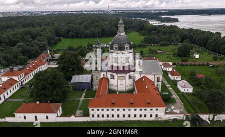 Eerie scenery of a church on a stormy day Stock Photo - Alamy