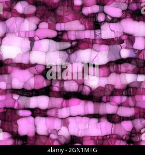 Distorted spot blotch effect seamless pattern. Vibrant boho organic ...