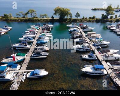 Heritage Park Aerial - Barrie Ontario Canada Stock Photo - Alamy