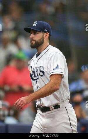 Tampa Bay Rays pitcher Michael Flynn poses for a portrait during photo ...