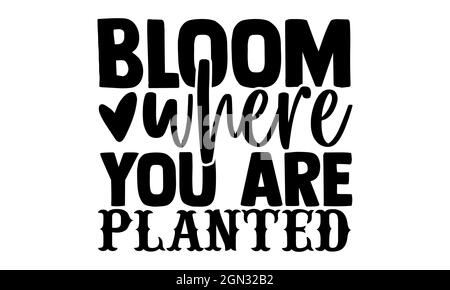 Spring is here - Spring t shirts design, Hand drawn lettering phrase ...