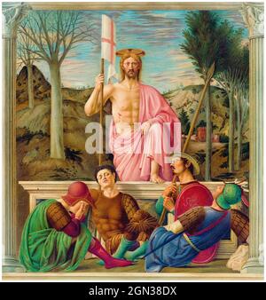 The Resurrection is a fresco painting by the Italian Renaissance master ...