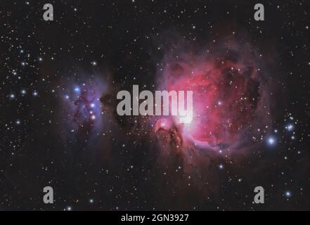 the Great Orion Nebula (Messier 42) imaged with an apochromatic ...