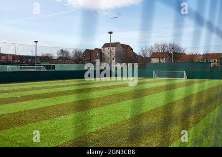 5 a side astro football pitch Stock Photo - Alamy
