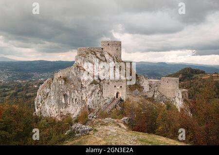 Srebrenik Stari Grad Kula Stock Photo - Alamy
