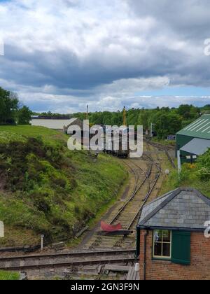 Tanfield Railway, County Durham, UK, September 2009, View of the ...