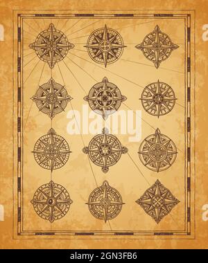 Fantasy Map Compass Rose