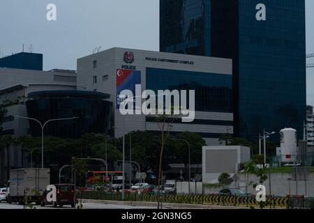 Singapore Police Force Cantonment Complex building Stock Photo - Alamy