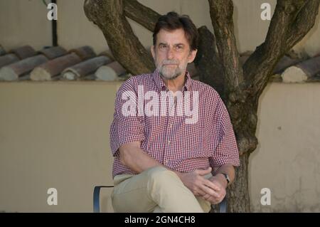 Nanni Moretti attends the photocall of the film Tre piani at the ...