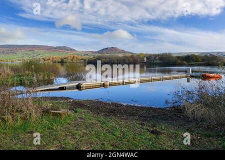 The overflow at Tittesworth reservoir, Meerbrook, Leek, Staffordshire ...