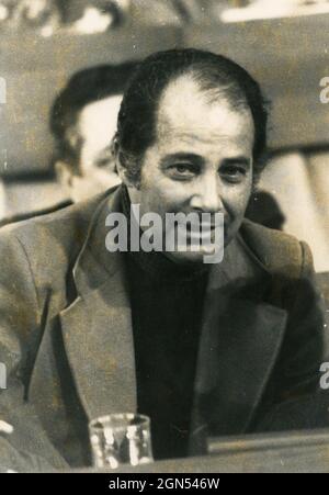 Italian filmmaker and actor Gillo Pontecorvo, 1980s Stock Photo - Alamy