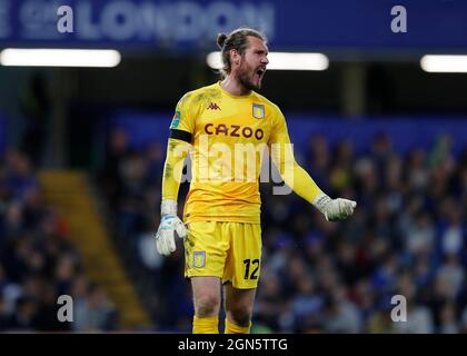 Aston Villa goalkeeper Jed Steer Stock Photo - Alamy