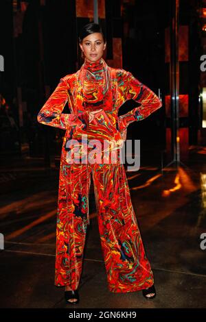 Rym Saidi attends the Fendi Fashion Show during the Milan Fashion Week ...