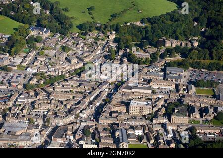 England Yorkshire Skipton high street Old Library Stock Photo - Alamy