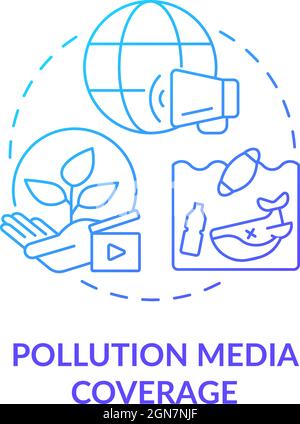 Global coverage blue gradient concept icon Stock Vector Image & Art - Alamy