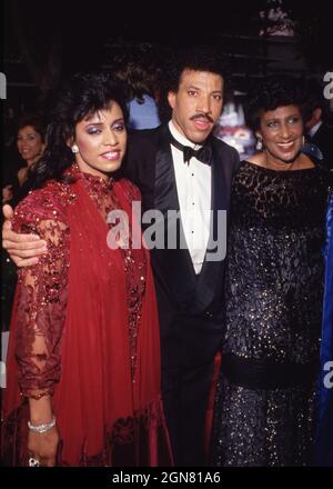 Lionel Richie and Brenda Richie Circa 1980's Credit: Ralph Dominguez ...