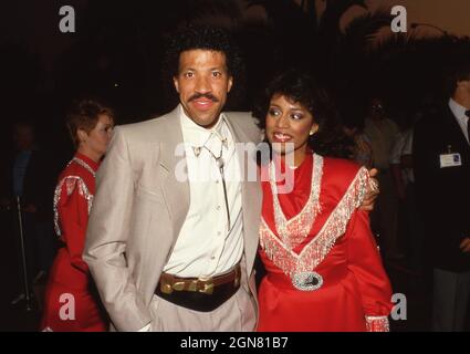 Lionel Richie and Brenda Richie Circa 1980's Credit: Ralph Dominguez ...