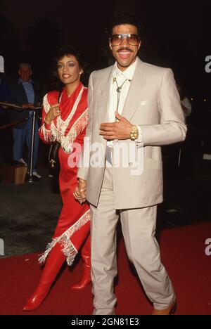 Lionel Richie and Brenda Richie Circa 1980's Credit: Ralph Dominguez ...